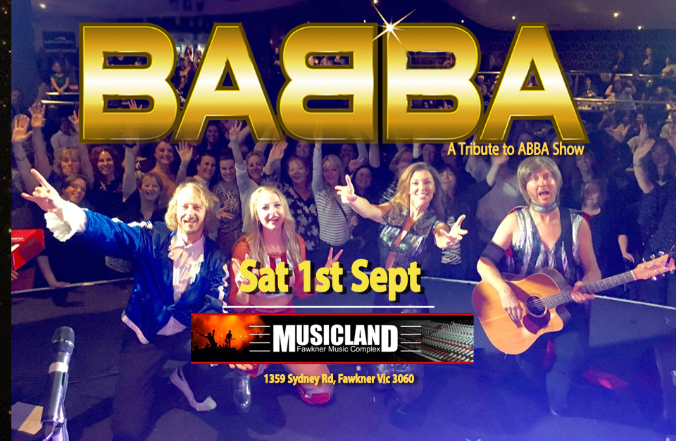 MusicLand Fawkner – Sat 1st Sept | Babba